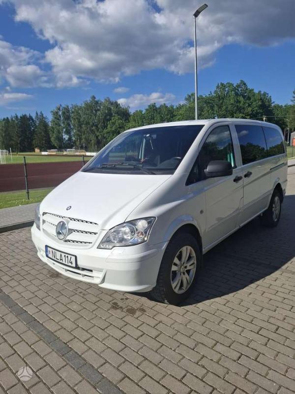 Balts Mercedes-Benz Vito 2013 Biržai, ar dzinēja tilpumu 2.14 L un nobraukumu 400 tūkst. km par 8400 €, foto 1 vietnē AUTOMOTO.COM.LV