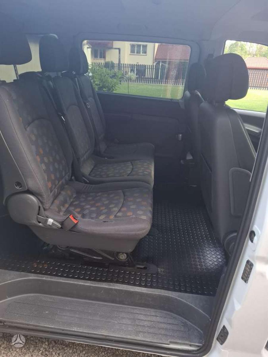 Balts Mercedes-Benz Vito 2013 Biržai, ar dzinēja tilpumu 2.14 L un nobraukumu 400 tūkst. km par 8400 €, foto 6 vietnē AUTOMOTO.COM.LV