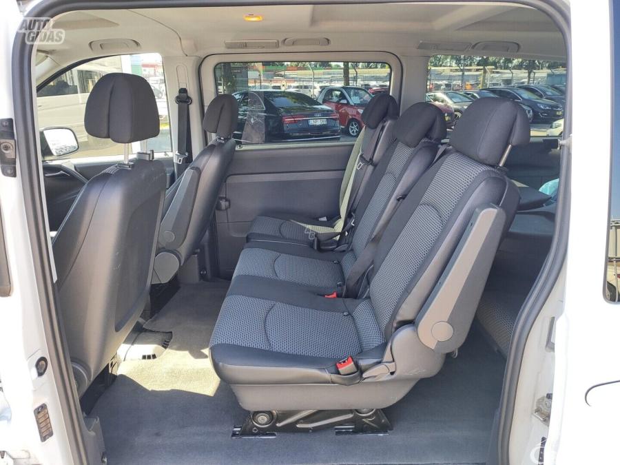 White Mercedes-Benz Vito 2014 in Avizieniai, with an engine capacity of 3.00 L and mileage of 266 thousand km for 12000 €, photo 13 on AUTOMOTO.COM.LV