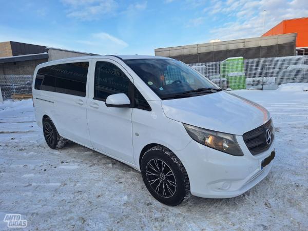 White Mercedes-Benz Vito 2015 in Taurage, with an engine capacity of 2.10 L and mileage of 265 thousand km for 10300 €, photo 3 on AUTOMOTO.COM.LV
