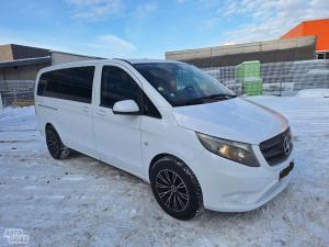 White Mercedes-Benz Vito 2015 in Taurage, with an engine capacity of 2.10 L and mileage of 265 thousand km for 10300 €, photo 3 on AUTOMOTO.COM.LV