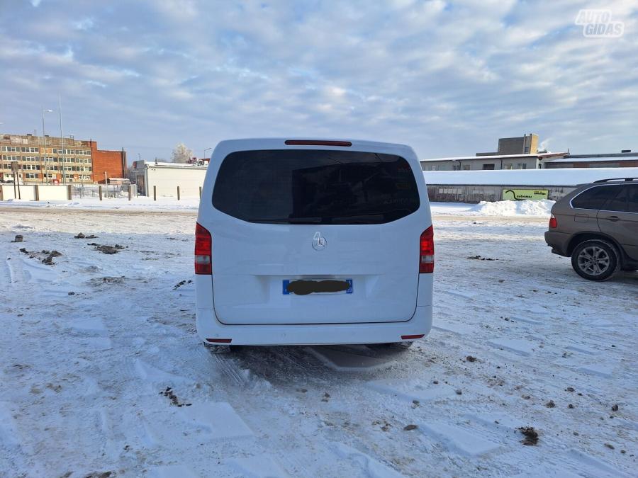 White Mercedes-Benz Vito 2015 in Taurage, with an engine capacity of 2.10 L and mileage of 265 thousand km for 10300 €, photo 4 on AUTOMOTO.COM.LV