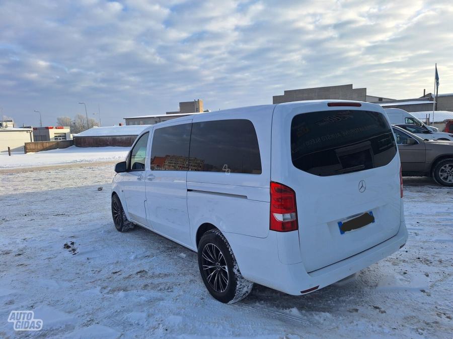 White Mercedes-Benz Vito 2015 in Taurage, with an engine capacity of 2.10 L and mileage of 265 thousand km for 10300 €, photo 5 on AUTOMOTO.COM.LV
