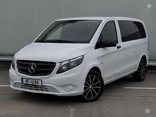 White Mercedes-Benz Vito 2016 in Vilnius, with an engine capacity of 1.60 L and mileage of 205 thousand km for 11290 €, photo 1 on AUTOMOTO.COM.LV