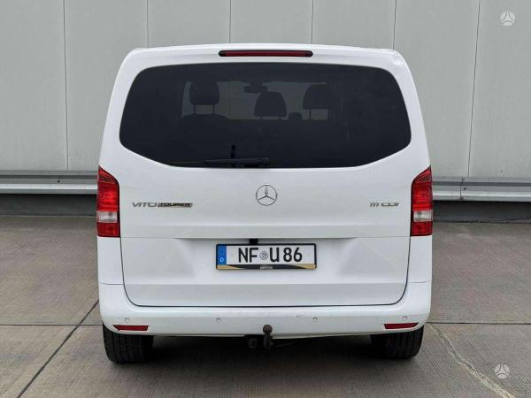 White Mercedes-Benz Vito 2016 in Vilnius, with an engine capacity of 1.60 L and mileage of 205 thousand km for 11290 €, photo 5 on AUTOMOTO.COM.LV