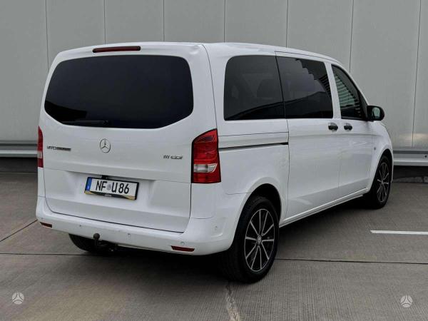 White Mercedes-Benz Vito 2016 in Vilnius, with an engine capacity of 1.60 L and mileage of 205 thousand km for 11290 €, photo 6 on AUTOMOTO.COM.LV