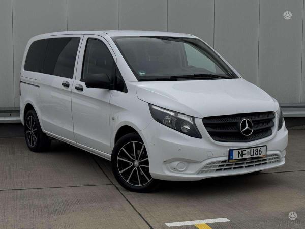 White Mercedes-Benz Vito 2016 in Vilnius, with an engine capacity of 1.60 L and mileage of 205 thousand km for 11290 €, photo 8 on AUTOMOTO.COM.LV