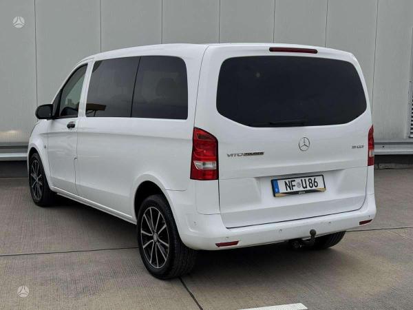 White Mercedes-Benz Vito 2016 in Vilnius, with an engine capacity of 1.60 L and mileage of 205 thousand km for 11290 €, photo 4 on AUTOMOTO.COM.LV