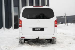 White Mercedes-Benz Vito 2016 in Vilnius, with an engine capacity of 1.60 L and mileage of 205 thousand km for 10700 €, photo 4 on AUTOMOTO.COM.LV