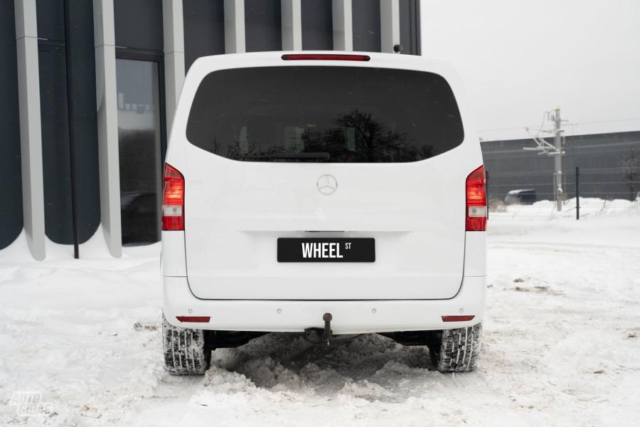 White Mercedes-Benz Vito 2016 in Vilnius, with an engine capacity of 1.60 L and mileage of 205 thousand km for 10700 €, photo 4 on AUTOMOTO.COM.LV