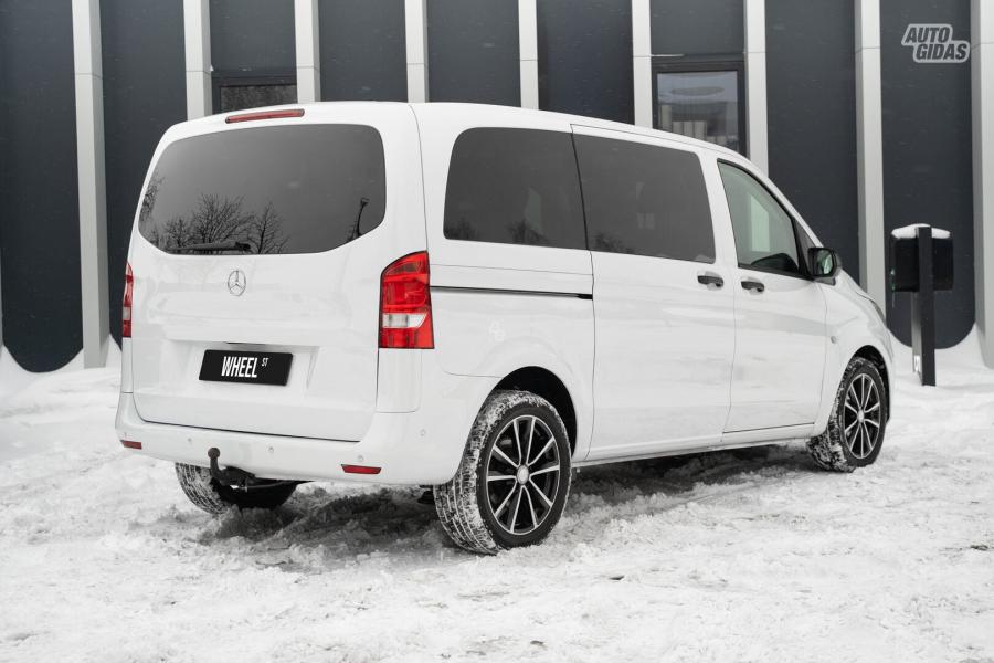 White Mercedes-Benz Vito 2016 in Vilnius, with an engine capacity of 1.60 L and mileage of 205 thousand km for 10700 €, photo 5 on AUTOMOTO.COM.LV