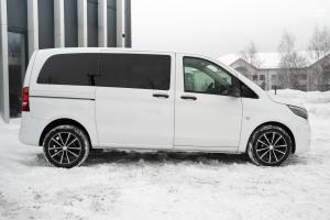 White Mercedes-Benz Vito 2016 in Vilnius, with an engine capacity of 1.60 L and mileage of 205 thousand km for 10700 €, photo 6 on AUTOMOTO.COM.LV