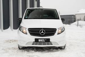White Mercedes-Benz Vito 2016 in Vilnius, with an engine capacity of 1.60 L and mileage of 205 thousand km for 10700 €, photo 8 on AUTOMOTO.COM.LV