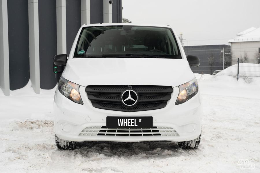White Mercedes-Benz Vito 2016 in Vilnius, with an engine capacity of 1.60 L and mileage of 205 thousand km for 10700 €, photo 8 on AUTOMOTO.COM.LV