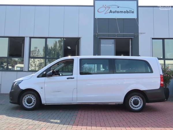 White Mercedes-Benz Vito 2018 in Kaunas, with an engine capacity of 2.10 L and mileage of 59 thousand km for 27878 €, photo 7 on AUTOMOTO.COM.LV