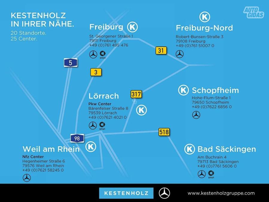 White Mercedes-Benz Vito 2019 in Kaunas, with an engine capacity of 2.10 L and mileage of 35 thousand km for 22390 €, photo 6 on AUTOMOTO.COM.LV