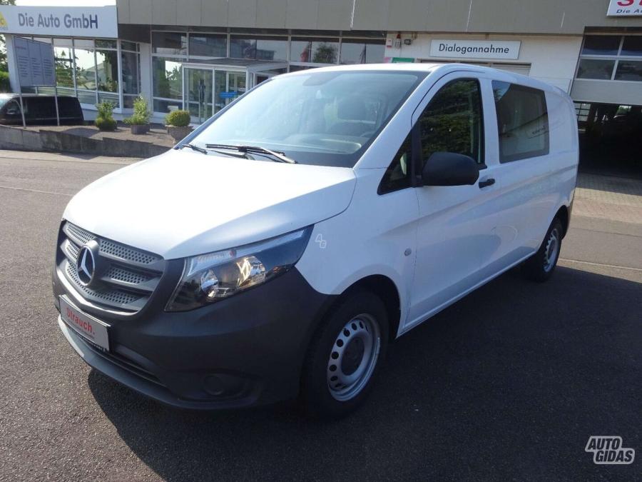 White Mercedes-Benz Vito 2021 in Kaunas, with an engine capacity of 1.70 L and mileage of 43 thousand km for 25876 €, photo 1 on AUTOMOTO.COM.LV