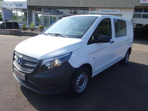 White Mercedes-Benz Vito 2021 in Kaunas, with an engine capacity of 1.70 L and mileage of 43 thousand km for 25876 €, photo 1 on AUTOMOTO.COM.LV