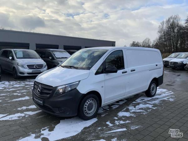 White Mercedes-Benz Vito 2021 in Kaunas, with an engine capacity of 1.80 L and mileage of 61 thousand km for 26426 €, photo 1 on AUTOMOTO.COM.LV