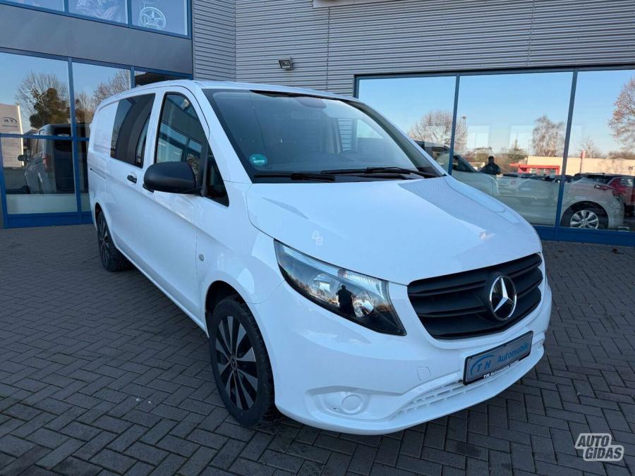 White Mercedes-Benz Vito 2022 in Kaunas, with an engine capacity of 2.00 L and mileage of 65 thousand km for 33167 €, photo 1 on AUTOMOTO.COM.LV