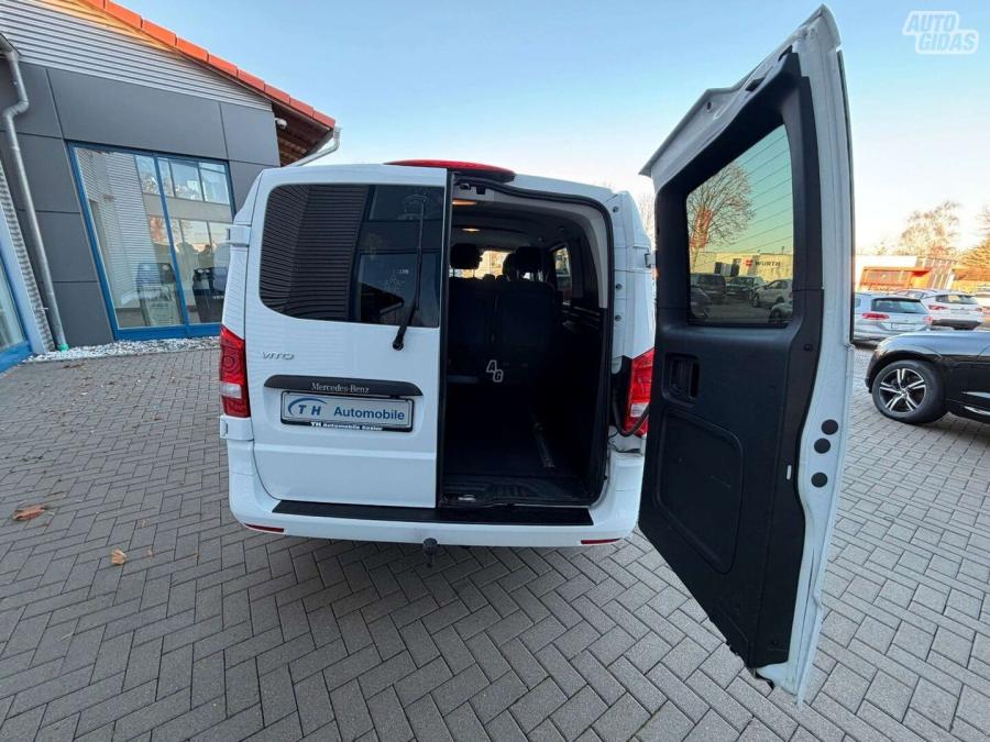 White Mercedes-Benz Vito 2022 in Kaunas, with an engine capacity of 2.00 L and mileage of 65 thousand km for 33167 €, photo 10 on AUTOMOTO.COM.LV