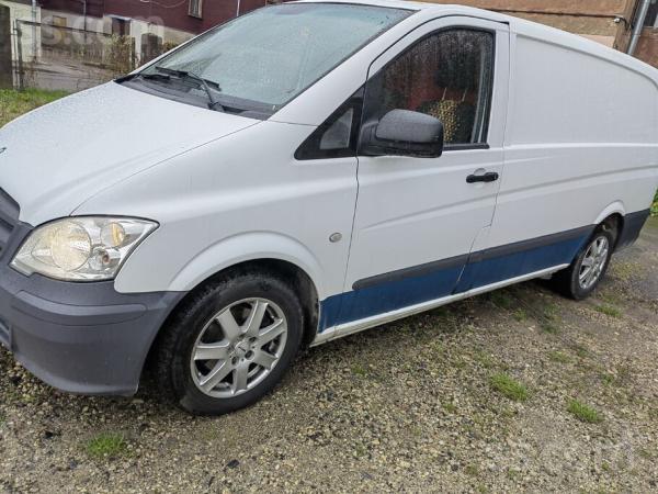 White Mercedes-Benz Vito 2011 in Riga, with an engine capacity of 2.20 L and mileage of 216 thousand km for 5950 €, photo 3 on AUTOMOTO.COM.LV