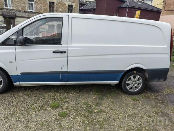 White Mercedes-Benz Vito 2011 in Riga, with an engine capacity of 2.20 L and mileage of 216 thousand km for 5950 €, photo 4 on AUTOMOTO.COM.LV