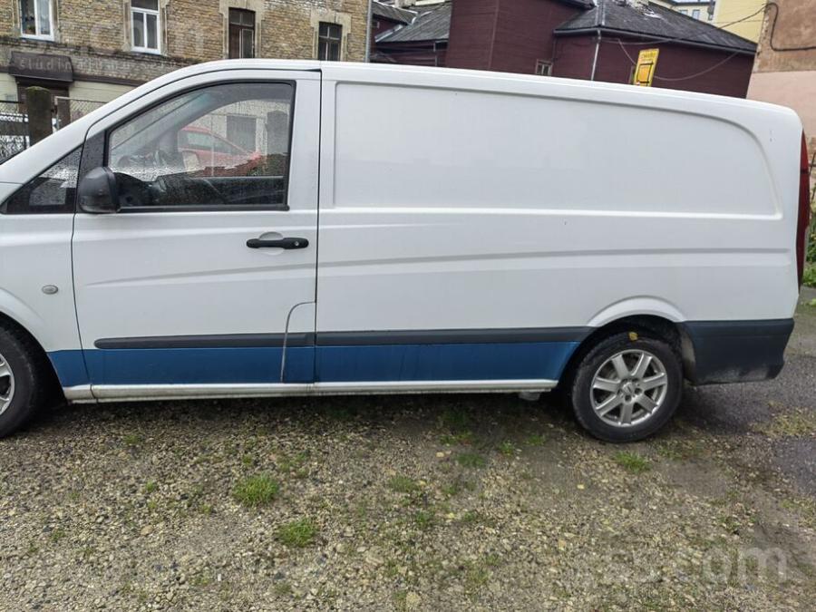 White Mercedes-Benz Vito 2011 in Riga, with an engine capacity of 2.20 L and mileage of 216 thousand km for 5950 €, photo 4 on AUTOMOTO.COM.LV