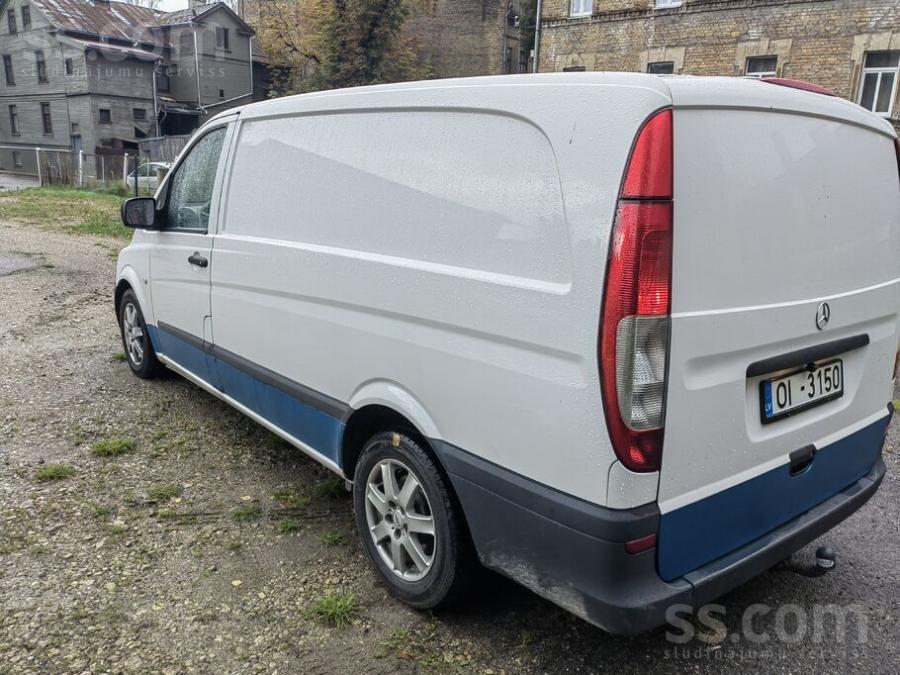 White Mercedes-Benz Vito 2011 in Riga, with an engine capacity of 2.20 L and mileage of 216 thousand km for 5950 €, photo 5 on AUTOMOTO.COM.LV
