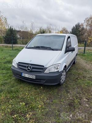 White Mercedes-Benz Vito 2011 in Riga, with an engine capacity of 2.20 L and mileage of 216 thousand km for 5250 €, photo  on AUTOMOTO.COM.LV