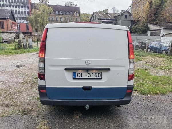 White Mercedes-Benz Vito 2011 in Riga, with an engine capacity of 2.20 L and mileage of 216 thousand km for 5250 €, photo 6 on AUTOMOTO.COM.LV