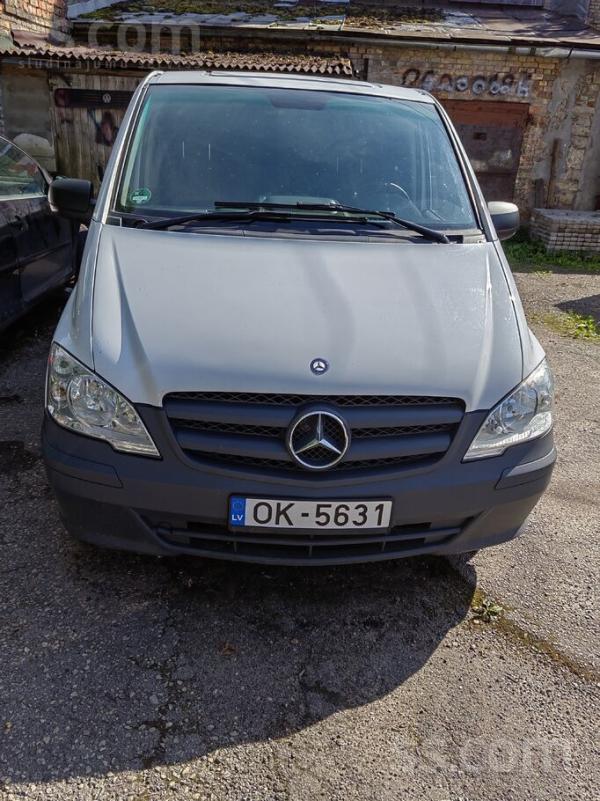 White Mercedes-Benz Vito 2011 in Riga, with an engine capacity of 2.20 L and mileage of 217 thousand km for 5250 €, photo 1 on AUTOMOTO.COM.LV
