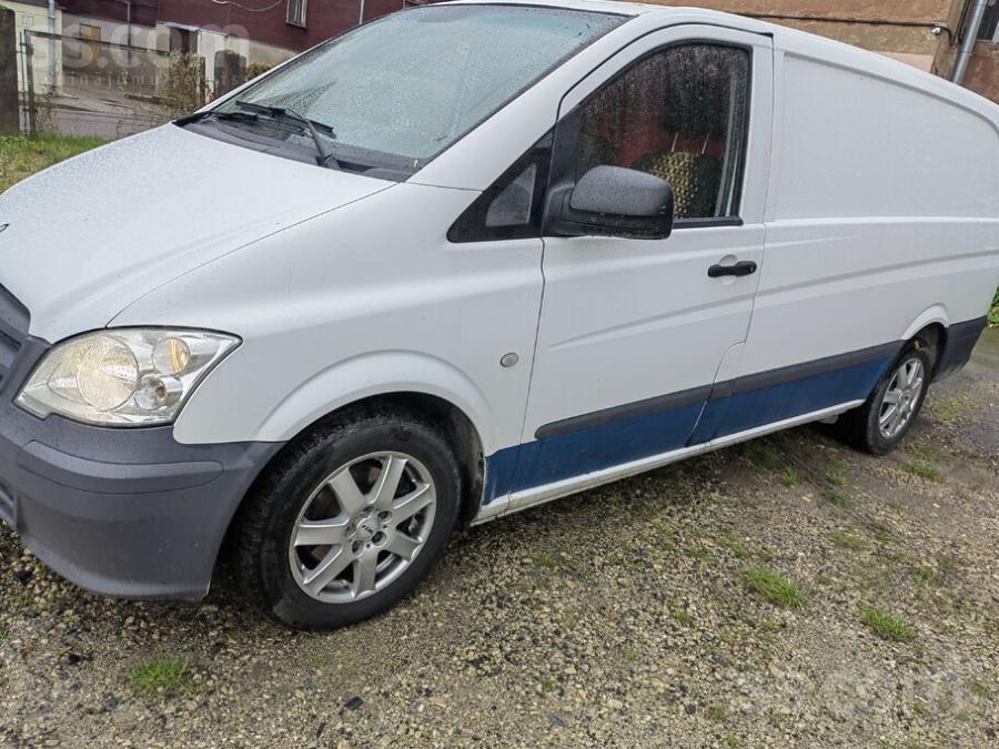 White Mercedes-Benz Vito 2011 in Riga, with an engine capacity of 2.20 L and mileage of 217 thousand km for 5250 €, photo 4 on AUTOMOTO.COM.LV
