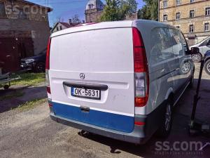 White Mercedes-Benz Vito 2011 in Riga, with an engine capacity of 2.20 L and mileage of 217 thousand km for 5250 €, photo 6 on AUTOMOTO.COM.LV