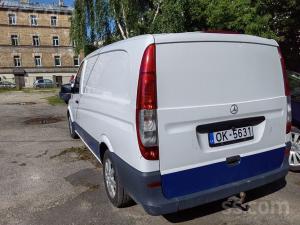 White Mercedes-Benz Vito 2011 in Riga, with an engine capacity of 2.20 L and mileage of 217 thousand km for 5250 €, photo 8 on AUTOMOTO.COM.LV