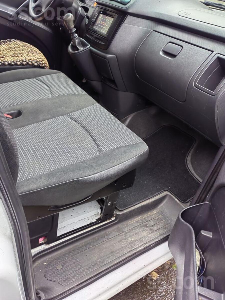 White Mercedes-Benz Vito 2011 in Riga, with an engine capacity of 2.20 L and mileage of 217 thousand km for 5250 €, photo 13 on AUTOMOTO.COM.LV