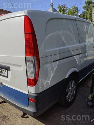 White Mercedes-Benz Vito 2011 in Riga, with an engine capacity of 2.20 L and mileage of 217 thousand km for 5250 €, photo 21 on AUTOMOTO.COM.LV