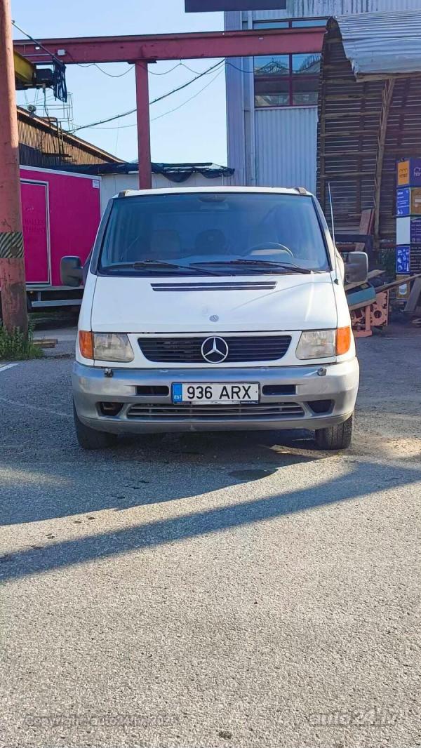 White Mercedes-Benz Vito 1996 in Tallinn, with an engine capacity of 2.30 L and mileage of 236 thousand km for 1100 €, photo 1 on AUTOMOTO.COM.LV