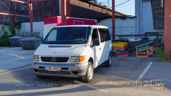 White Mercedes-Benz Vito 1996 in Tallinn, with an engine capacity of 2.30 L and mileage of 236 thousand km for 1100 €, photo 5 on AUTOMOTO.COM.LV
