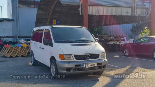 White Mercedes-Benz Vito 1996 in Tallinn, with an engine capacity of 2.30 L and mileage of 236 thousand km for 1100 €, photo 6 on AUTOMOTO.COM.LV