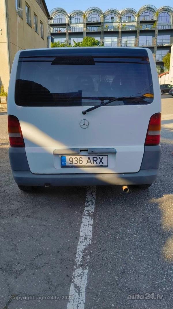 White Mercedes-Benz Vito 1996 in Tallinn, with an engine capacity of 2.30 L and mileage of 267 thousand km for 1100 €, photo 2 on AUTOMOTO.COM.LV