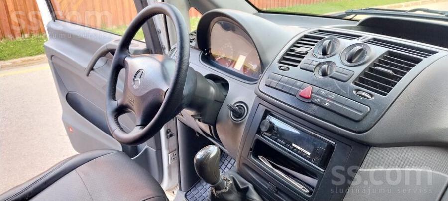 Balts Mercedes-Benz Vito 2007 Cēsis, ar dzinēja tilpumu 2.20 L un nobraukumu 372 tūkst. km par 2700 €, foto 10 vietnē AUTOMOTO.COM.LV