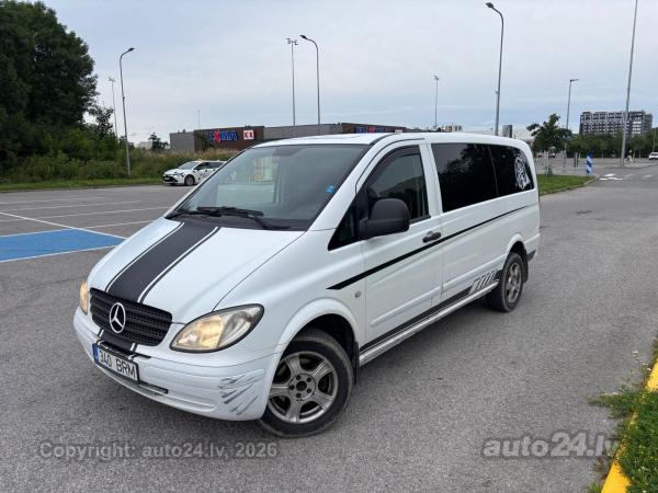 White Mercedes-Benz Vito 2007 in Tallinn, with an engine capacity of 2.10 L and mileage of 399 thousand km for 2790 €, photo 3 on AUTOMOTO.COM.LV