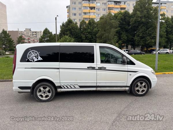 White Mercedes-Benz Vito 2007 in Tallinn, with an engine capacity of 2.10 L and mileage of 399 thousand km for 2790 €, photo 6 on AUTOMOTO.COM.LV