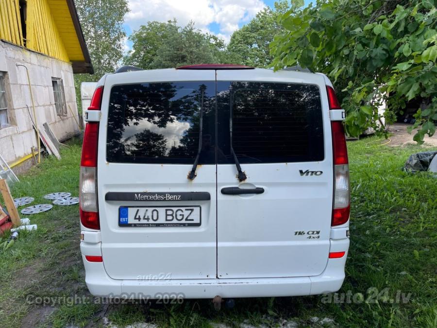 Balts Mercedes-Benz Vito 2012 Tallina, ar dzinēja tilpumu 2.10 L un nobraukumu 664 tūkst. km par 9300 €, foto 6 vietnē AUTOMOTO.COM.LV