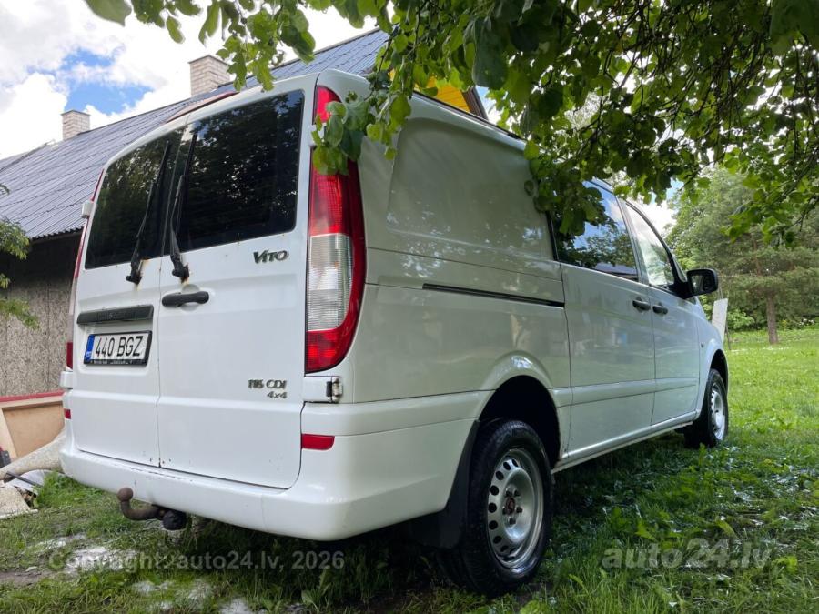 Balts Mercedes-Benz Vito 2012 Tallina, ar dzinēja tilpumu 2.10 L un nobraukumu 664 tūkst. km par 9300 €, foto 7 vietnē AUTOMOTO.COM.LV