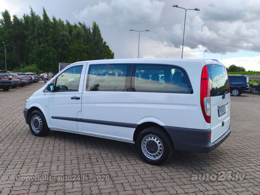 White Mercedes-Benz Vito 2014 in Tartu, with an engine capacity of 2.10 L and mileage of 341 thousand km for 9999 €, photo 6 on AUTOMOTO.COM.LV