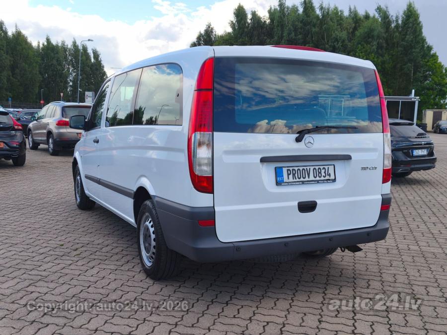 White Mercedes-Benz Vito 2014 in Tartu, with an engine capacity of 2.10 L and mileage of 341 thousand km for 9999 €, photo 8 on AUTOMOTO.COM.LV