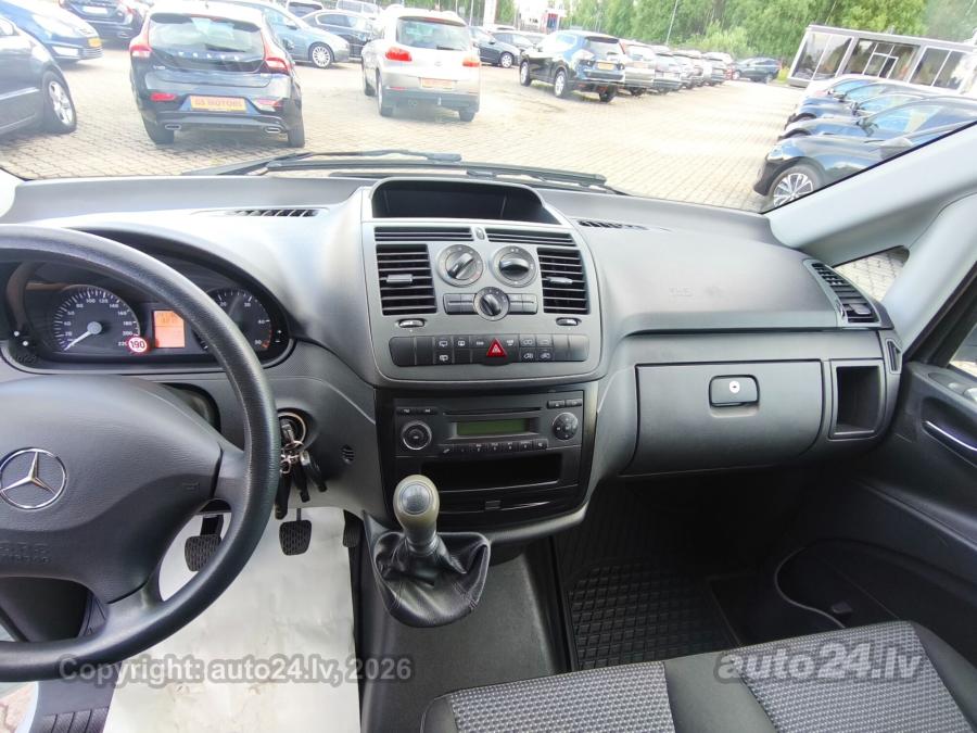 White Mercedes-Benz Vito 2014 in Tartu, with an engine capacity of 2.10 L and mileage of 341 thousand km for 9999 €, photo 9 on AUTOMOTO.COM.LV