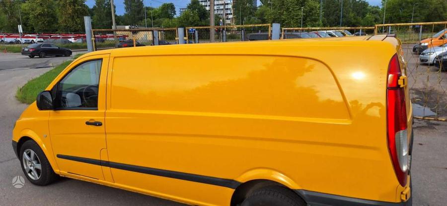 Dzeltens Mercedes-Benz Vito 2007 Viļņa, ar dzinēja tilpumu 2.18 L un nobraukumu 161 tūkst. km par 5500 €, foto 9 vietnē AUTOMOTO.COM.LV